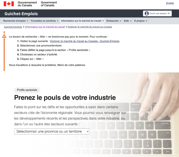 Conseil d’EDSC : comprendre les tendances sectorielles – Communauté ...